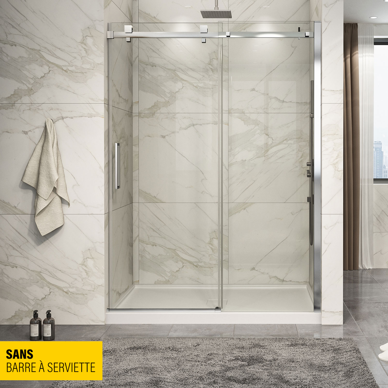 Porte de douche 60